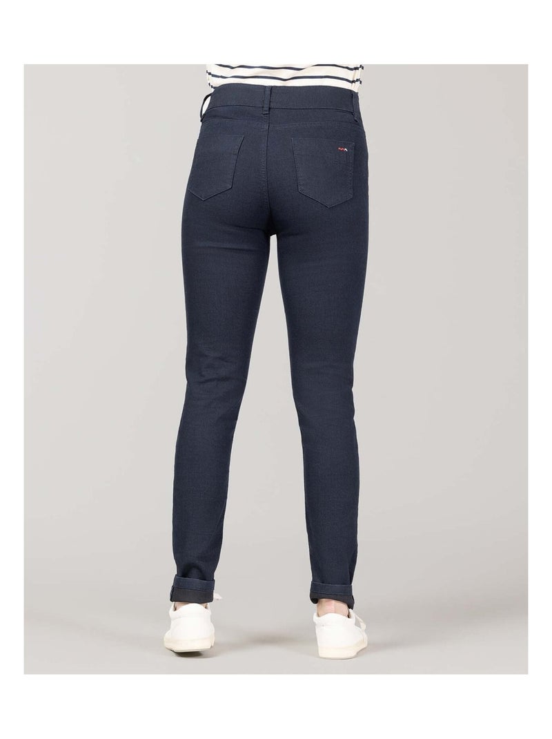 Ensemble Fille robe rayée bleu marine fond grège + bandeau - Terre de Marins - Bleu - Kiabi - 25.00€