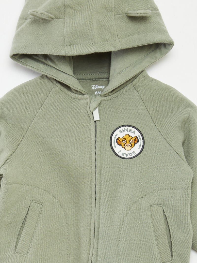 Ensemble pantalon + t-shirt + sweat à capuche 'Simba' - 3 pièces - Vert ...