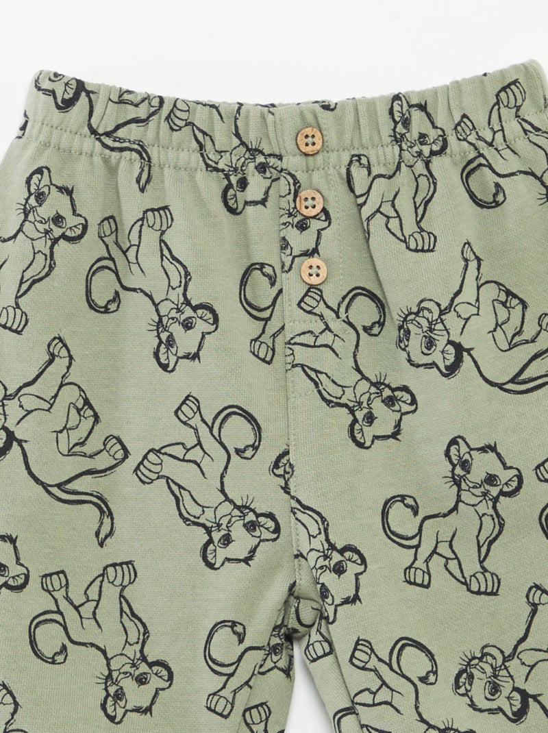 Ensemble pantalon + t-shirt + sweat à capuche 'Simba' - 3 pièces - Vert ...