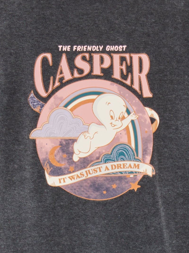 Ensemble pyjama 'Casper' en velours - 2 pièces - Halloween - Gris - Kiabi - 15.00€