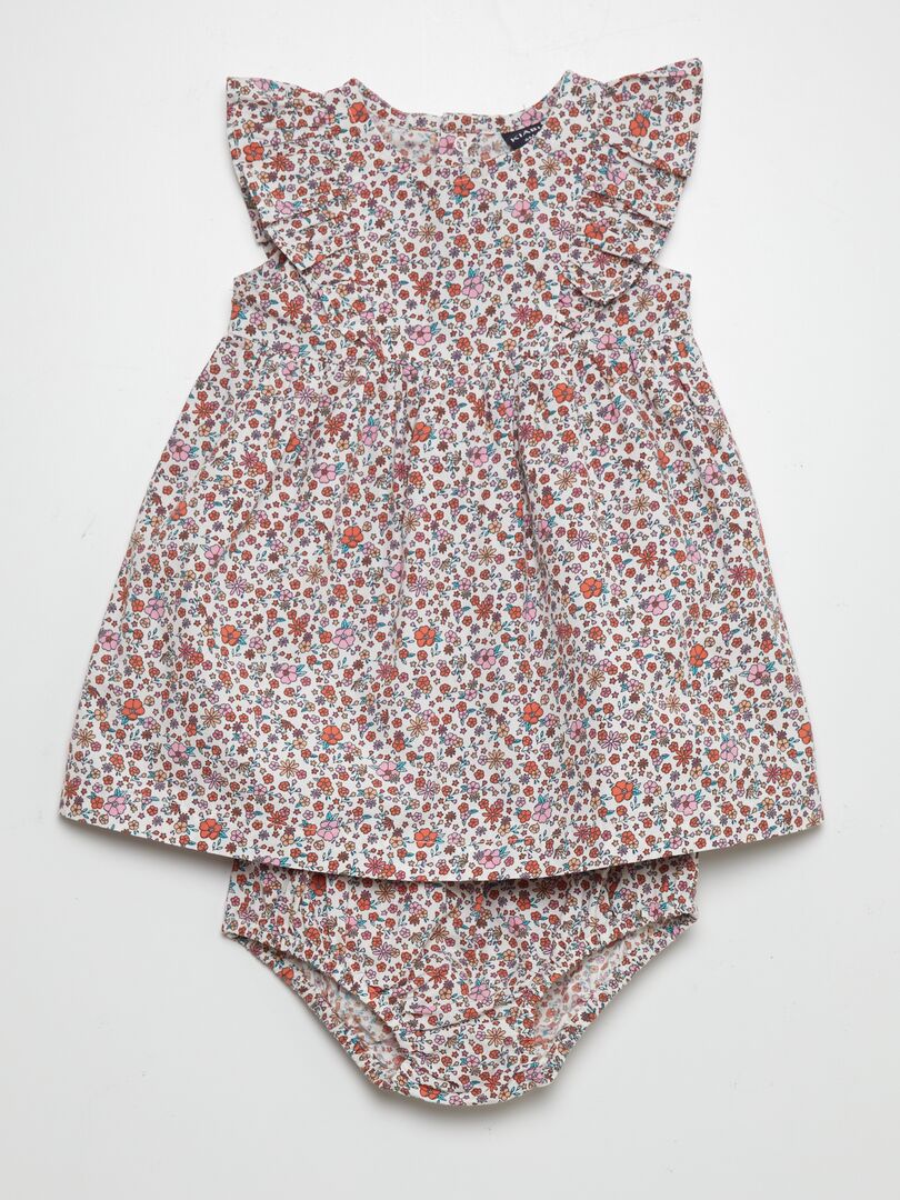 Ensemble robe + bloomer - Blanc - Kiabi - 12.00€