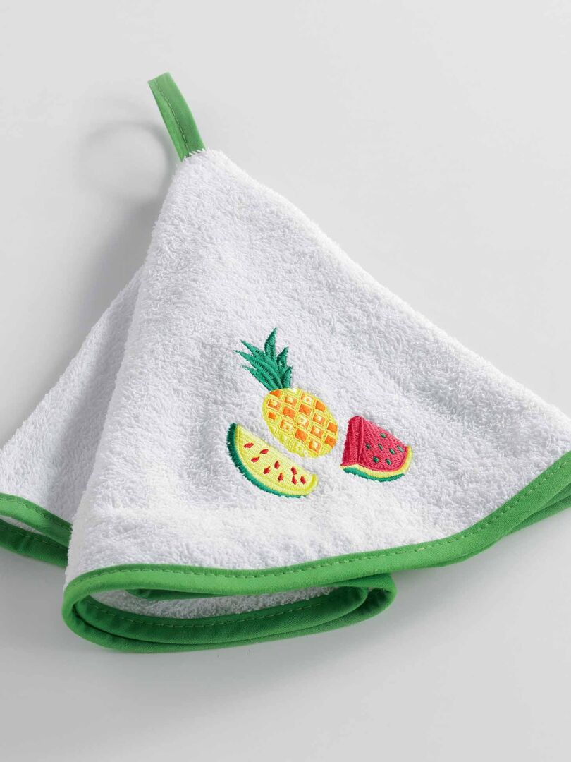 Essuie main Torchon Collection Fruits Exotiques - Orange - Kiabi - 3.35€