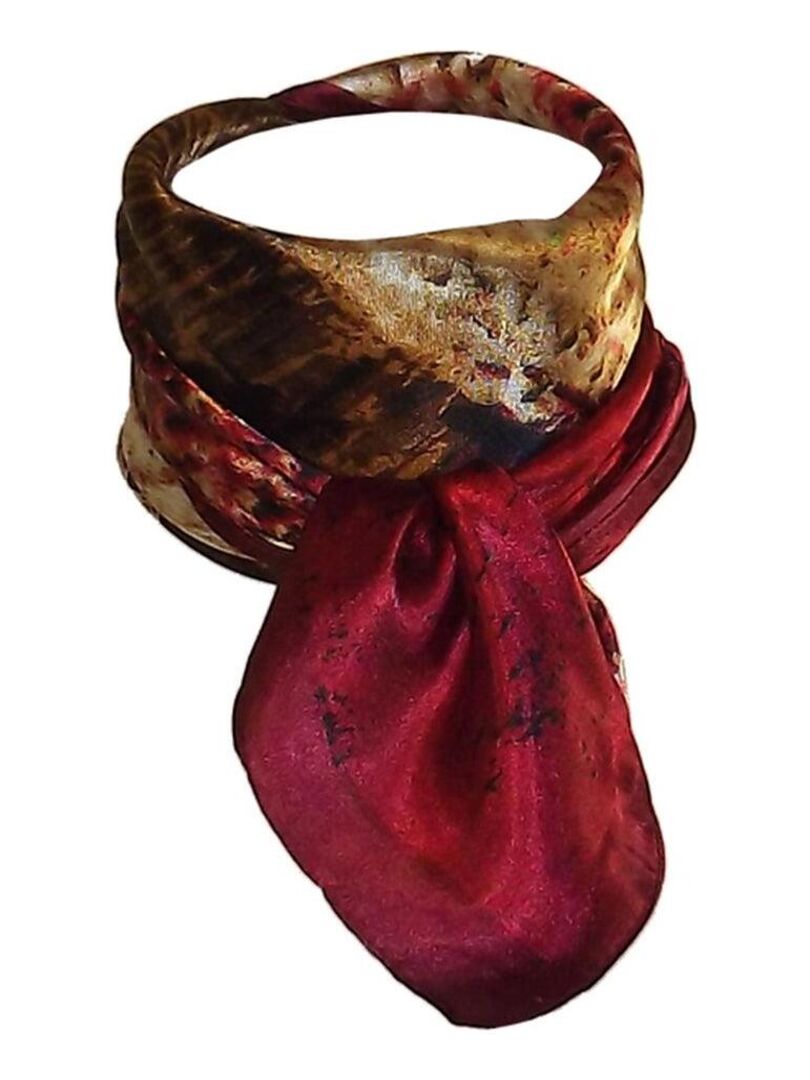 Foulard polysatin BELLA - Rouge - Kiabi - 12.90€