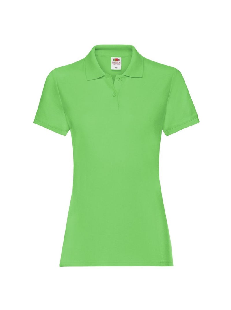 Fruit of the Loom - Polo PREMIUM - Vert tilleul - Femme - 15.99€ - Kiabi