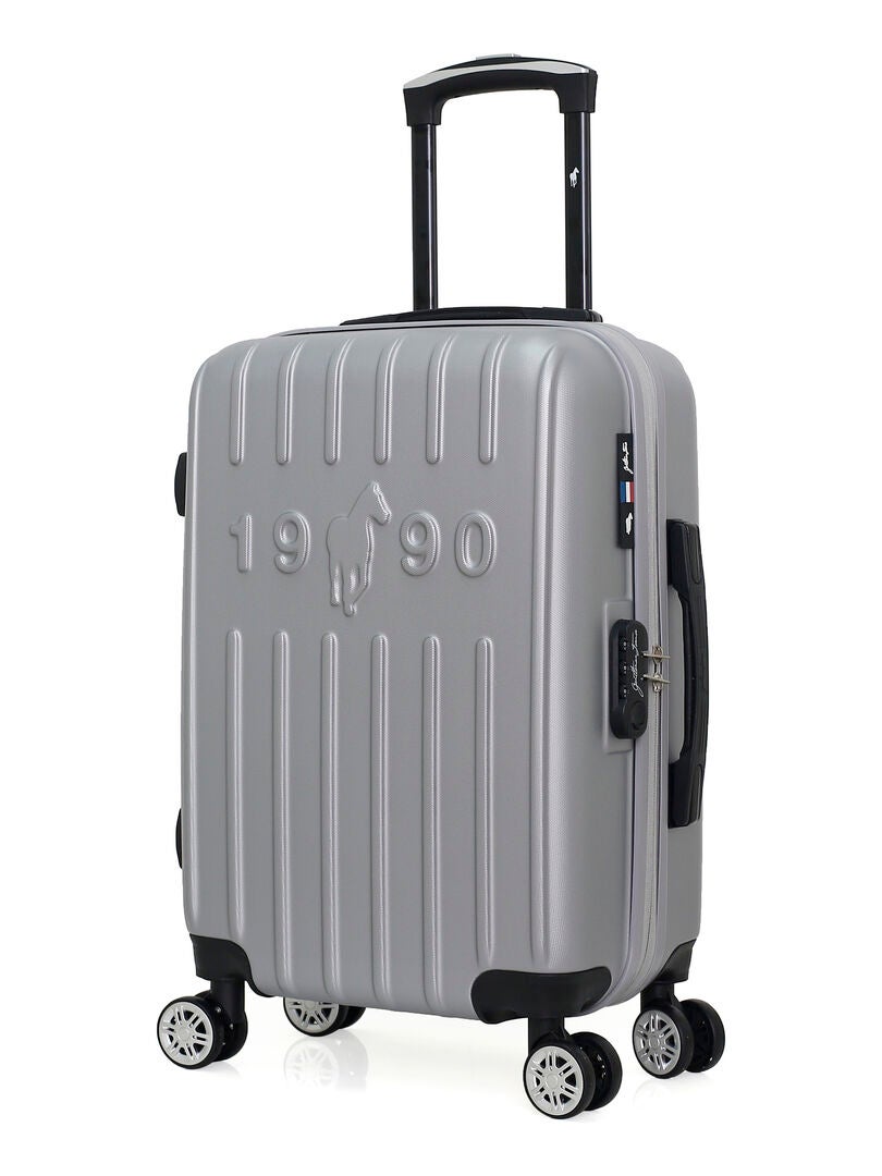 GENTLEMAN FARMER - Valise Cabine ABS ARCHIE 4 Roues 55 cm - Gris ...