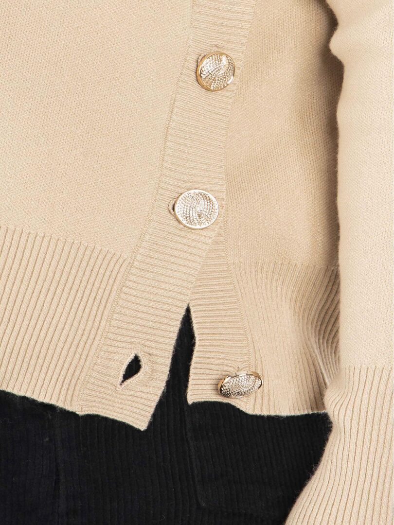 Gérard Pasquier - Pull col roulé PAULA - Marron - Kiabi - 59.00€