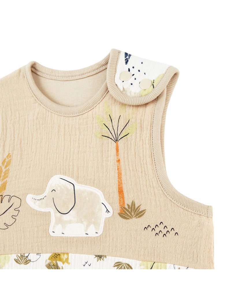 Gigoteuse d'été en gaze de coton Zagora - Beige sable - Kiabi - nu€