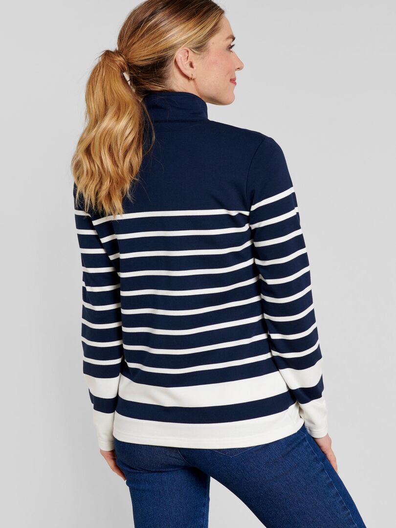 Gilet zippé. - Happy D. by Damart - Bleu marine - Kiabi - 45.99€