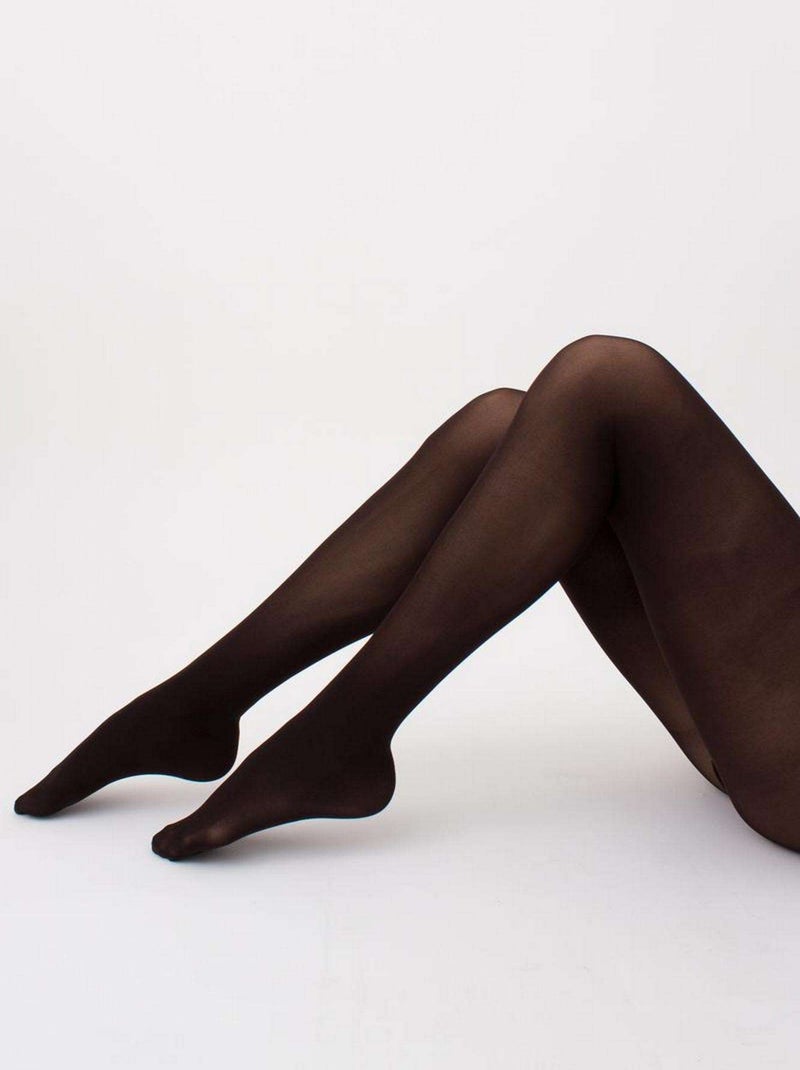 Giulia - Blues Collant 70den classique, matte opaque et chaude - Marron - L - Marron - Kiabi ...