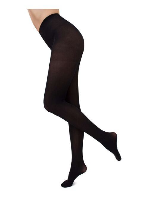 Collant noir opaque