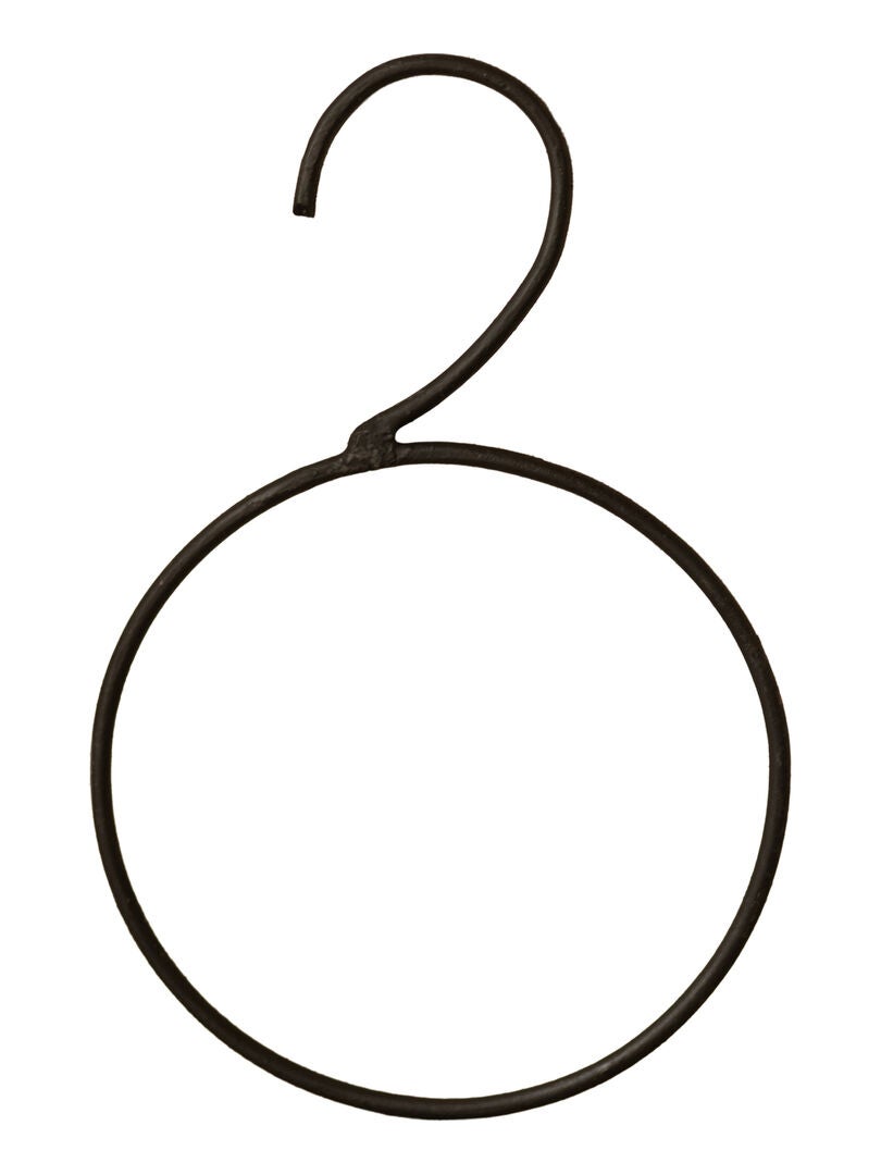 Grand cintre rond pour foulards - Noir - Kiabi - 13.71€