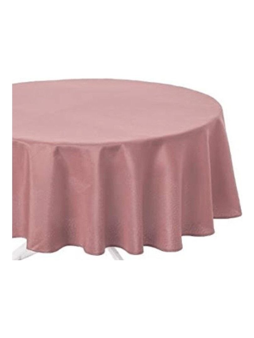Grande Nappe ronde fete et mariage - Rose clair - Kiabi - nu€