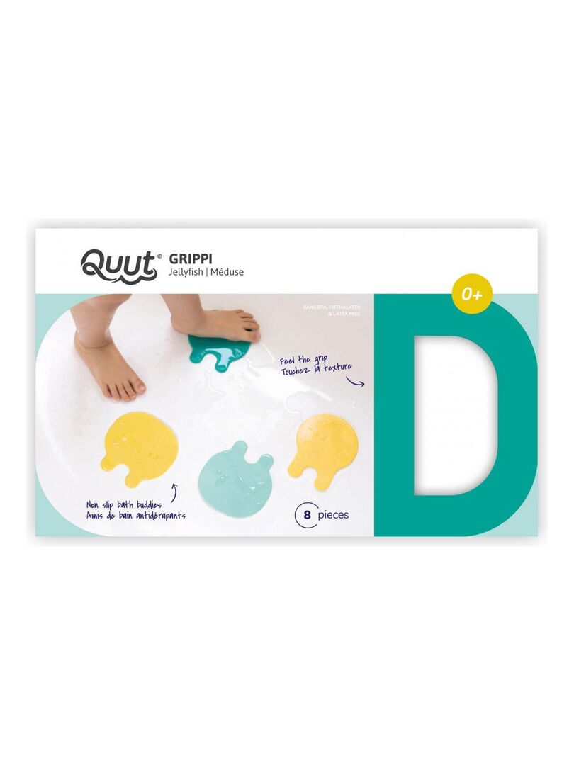 Grippi - Méduse - 8pcs - Jaune menthe - Jaune - Kiabi - 32.08€