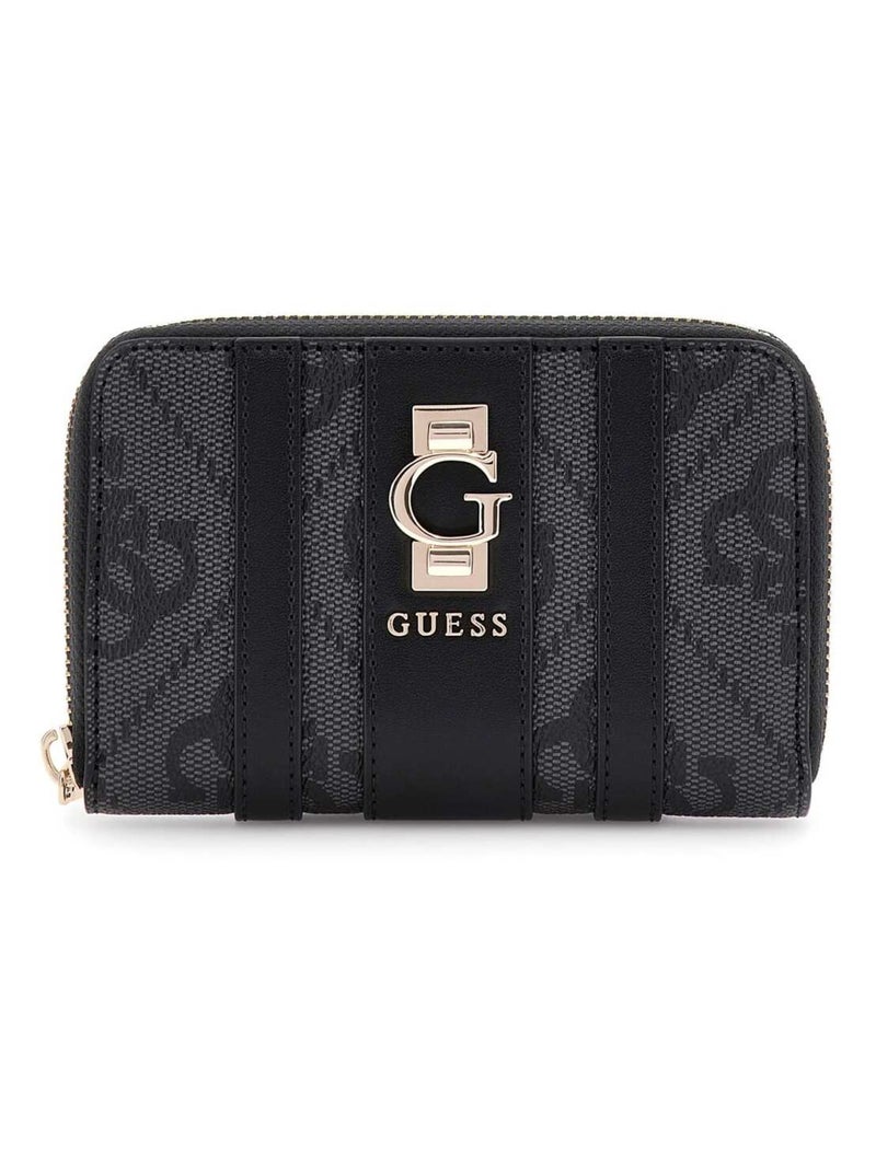Guess Compagnon / Portefeuille Erenia Slg Medium Zi Coal Logo SO783814 ...