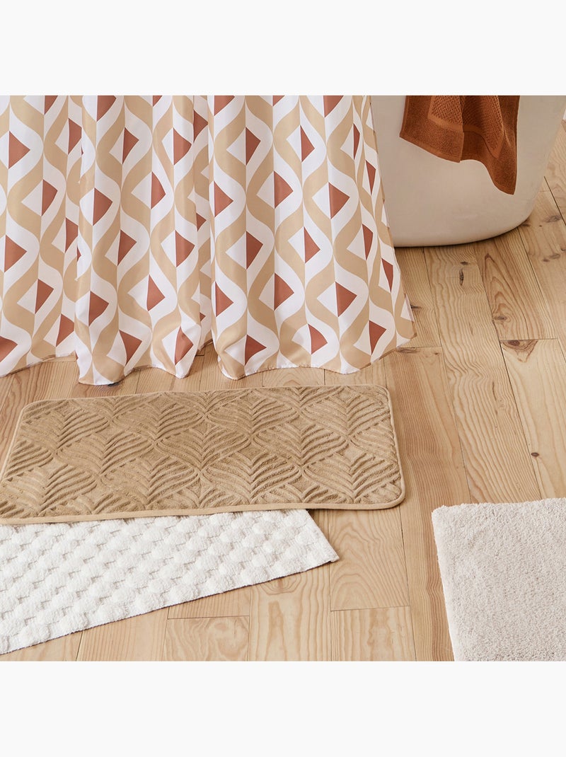 Guy Levasseur - Tapis de bain texturé mémoire de forme - Latte - Maison ...