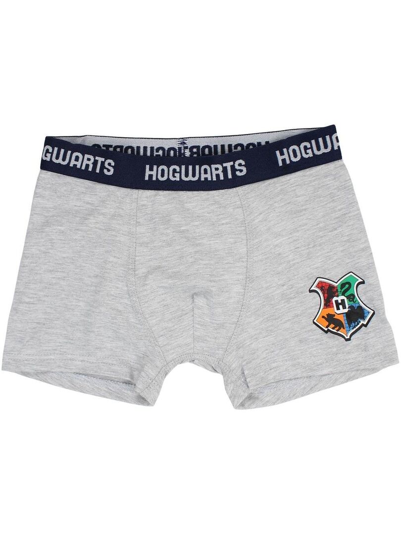 Harry Potter - Boxer garçon imprimé Harry Potter en coton - Gris ...