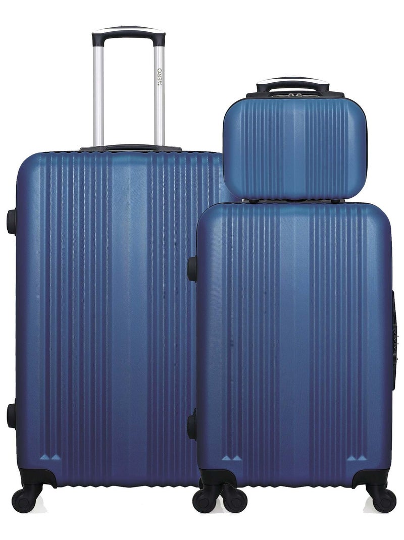 HERO - Lot de 3 - Valise grand format, valise weekend et vanity LIPARI ...