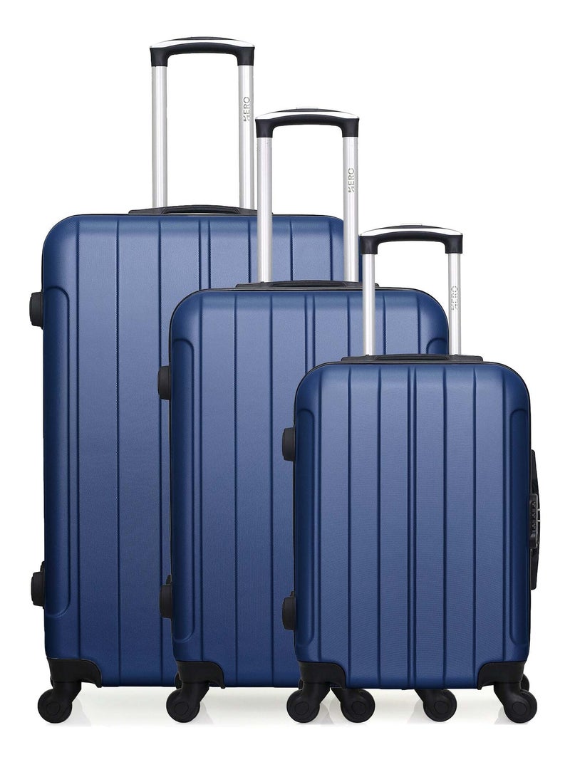 HERO - Set de 3 Valises FOGO - Bleu Bleu marine - 189.99€ - Kiabi