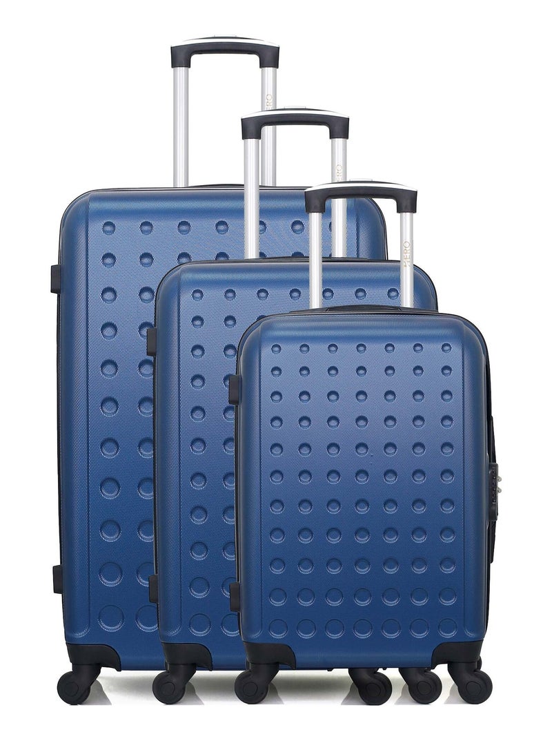 HERO - Set de 3 Valises TAURUS - Bleu Bleu marine - 189.99€ - Kiabi