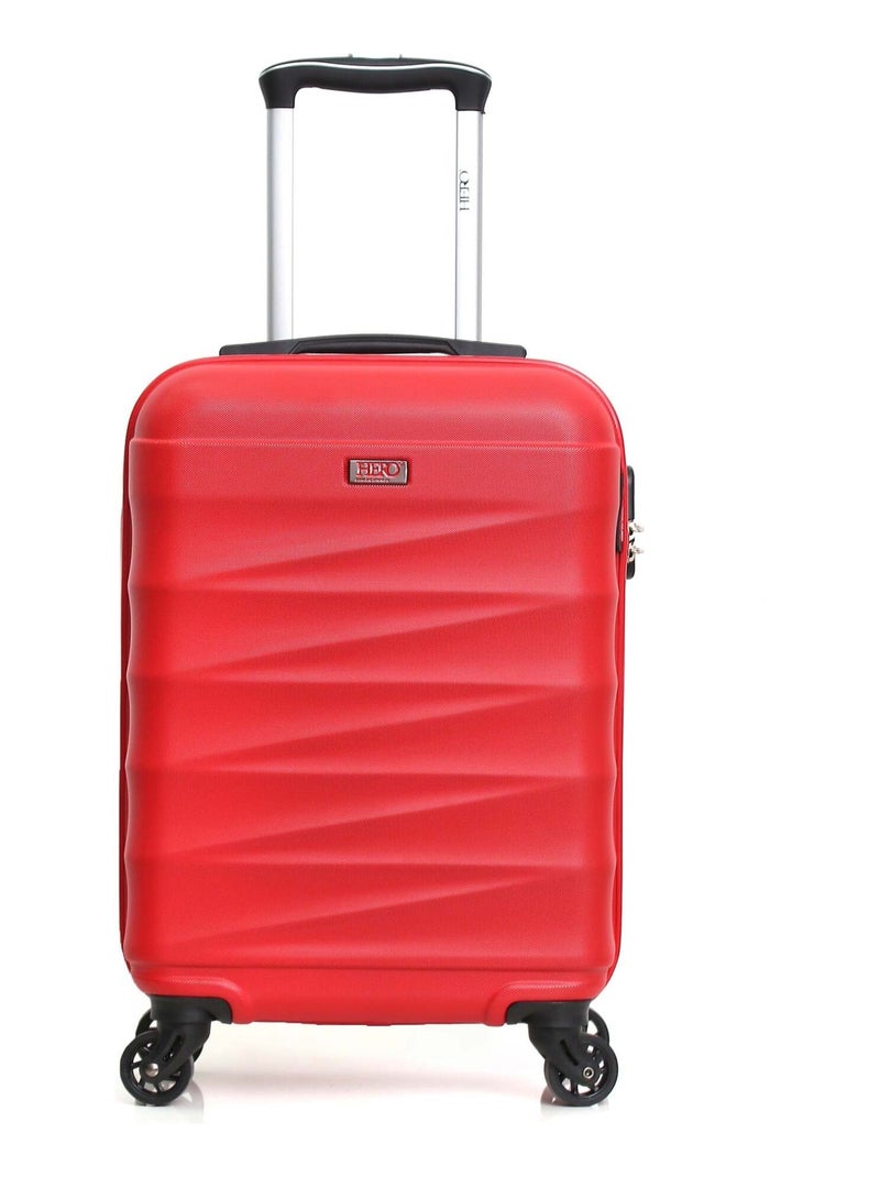 HERO - Valise Cabine LOGAN 55 cm 4 Roues - Rouge - Kiabi - nu€