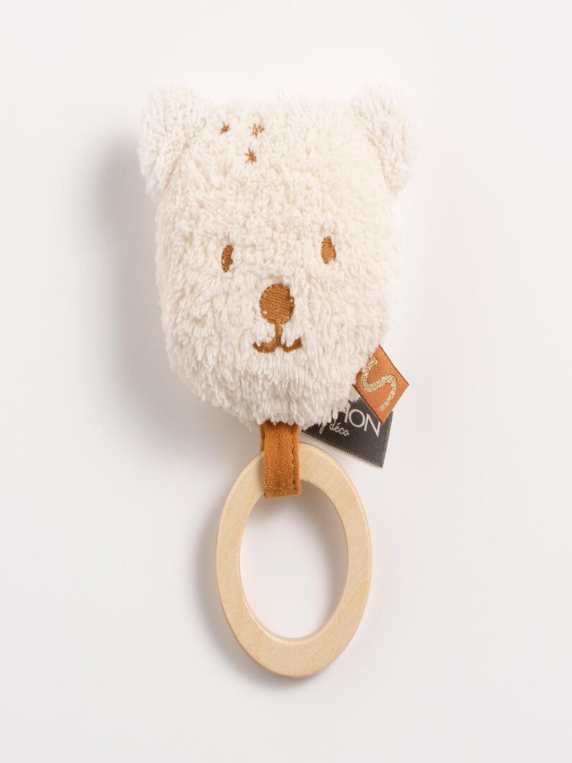 Hochet ours avec anneau en bois - SAUTHON - Marron - Kiabi - 18.99€
