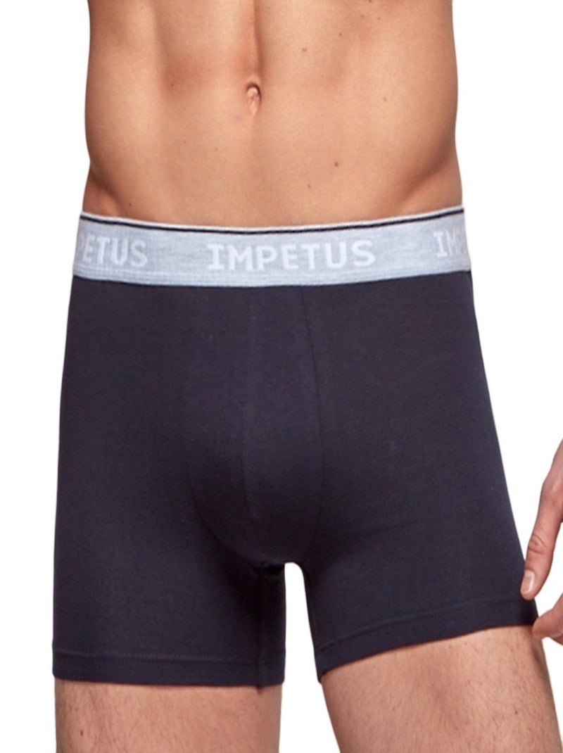 Impetus - Boxer bio organique Oeko-Tex Cotton Organic - Bleu - Kiabi ...