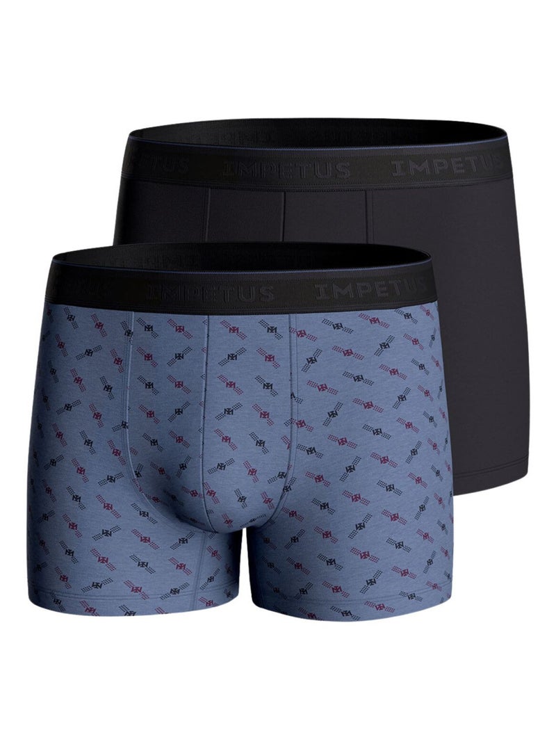 Impetus - Pack de 2 Boxers Zola - Noir - Kiabi - 48.00€