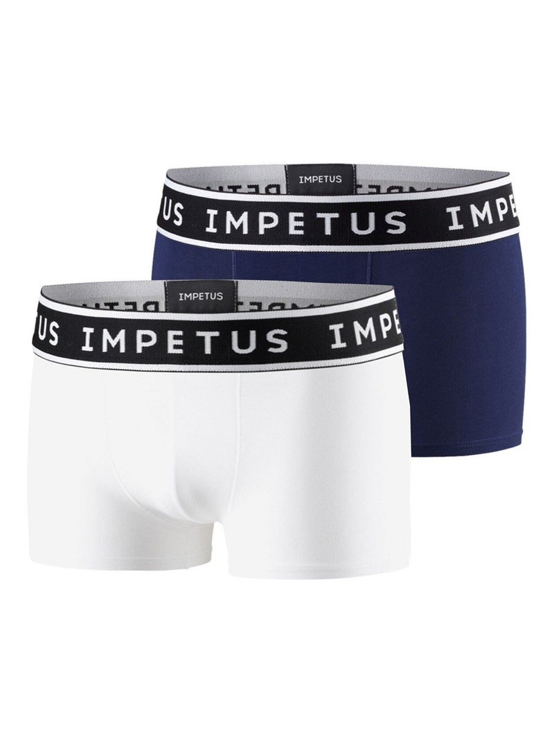 Impetus Junior - Pack de 2 boxers en coton - Multicolore - Kiabi - nu€