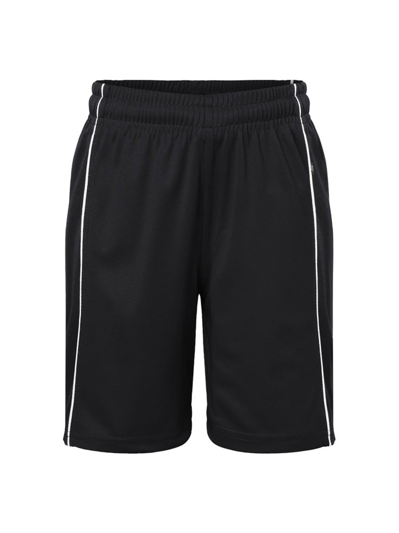 James and Nicholson - Short BASIC TEAM - Noir Blanc - Enfant - 17.99 ...