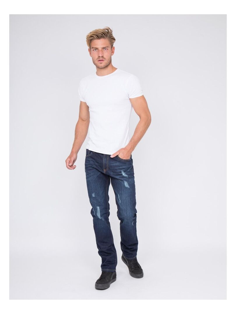 Jean coupe slim SAYBAZ - Bleu - Kiabi - 38.43€