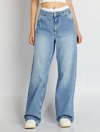 Jeans larges femme : découvrez nos modèles - Kiabi