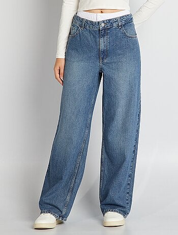 Jeans larges femme : découvrez nos modèles - Kiabi