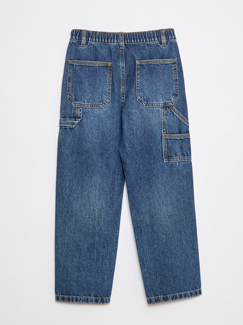Jean multipoche - Bleu - Garçon - 6.50€ - Kiabi