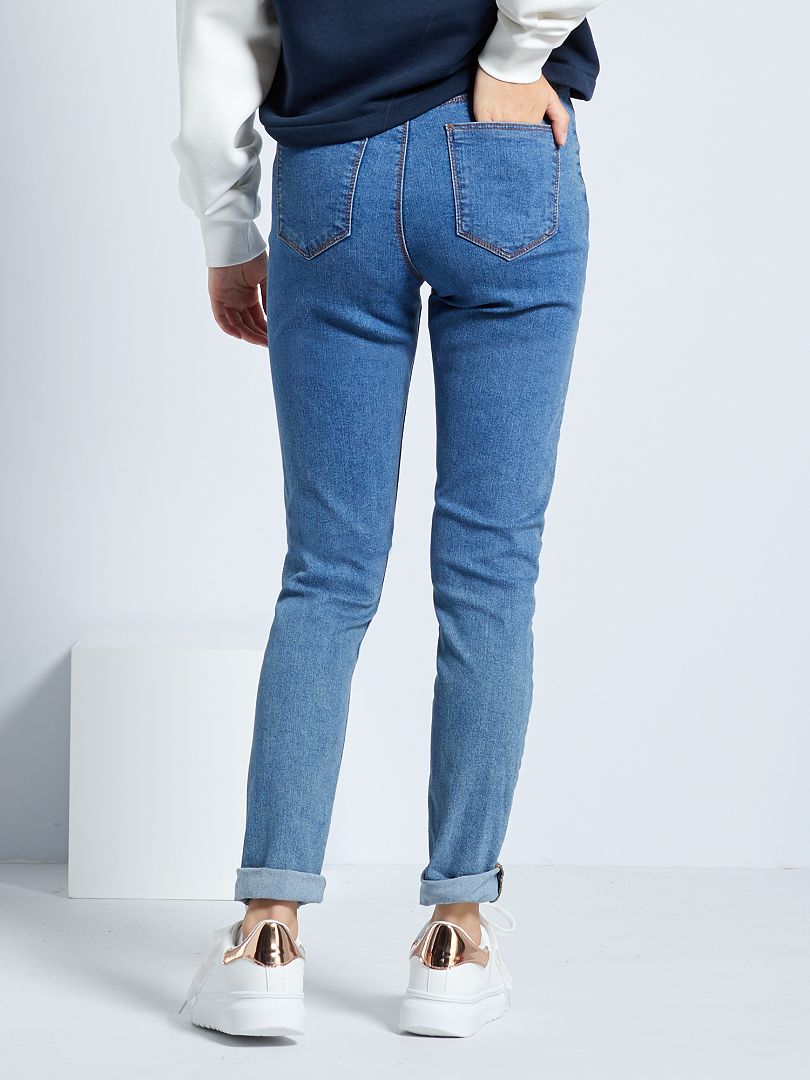 Jean skinny taille haute - stone - Kiabi - 10.00€