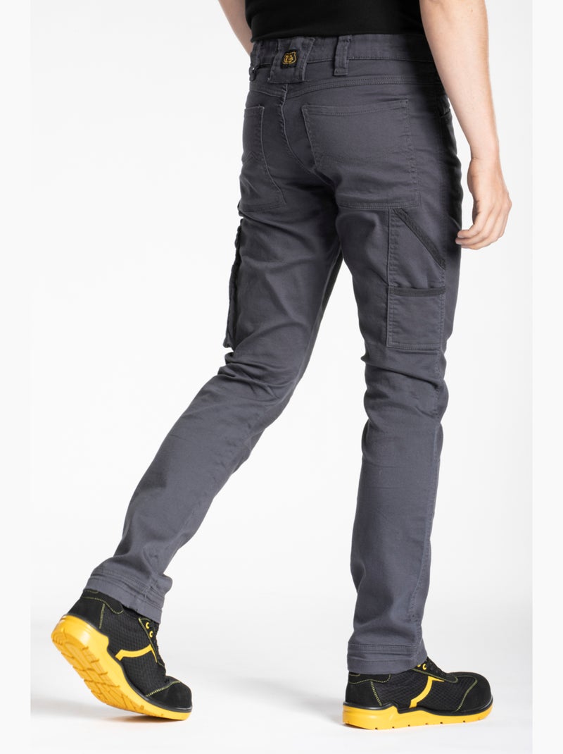 Jeans de travail multi poches stretch JOBC 'Rica Lewis' - Gris foncé ...