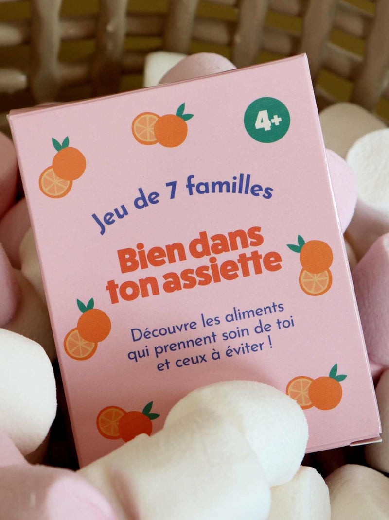 Jeu de 7 familles, Bien dans ton assiette - Alimentation - Blanc ...