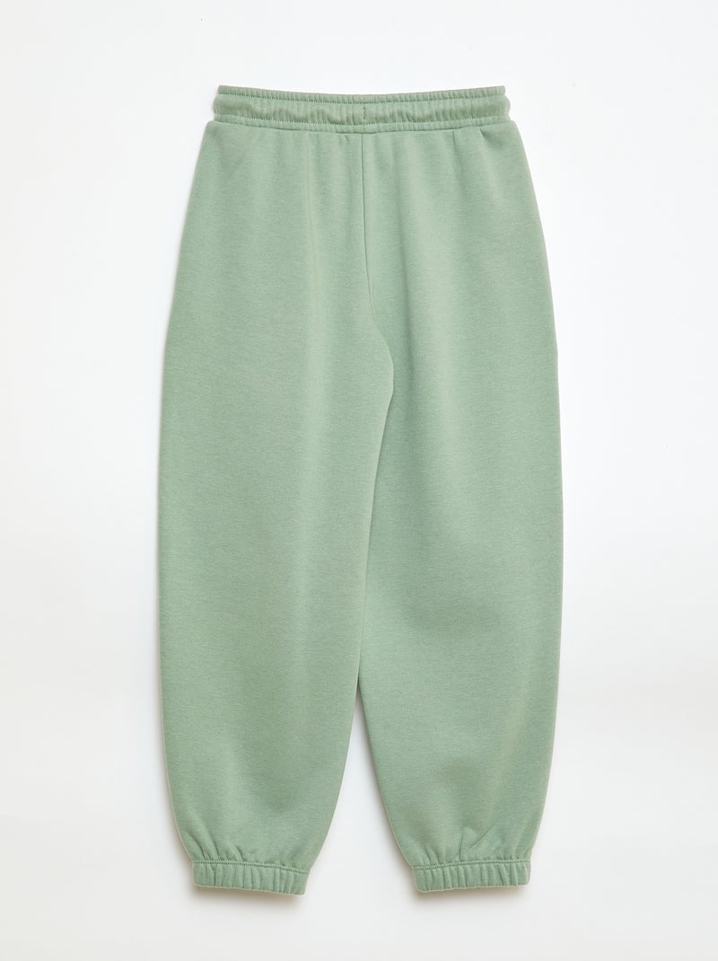 Jogging bi-matière - Vert - Garçon - 14.00€ - Kiabi