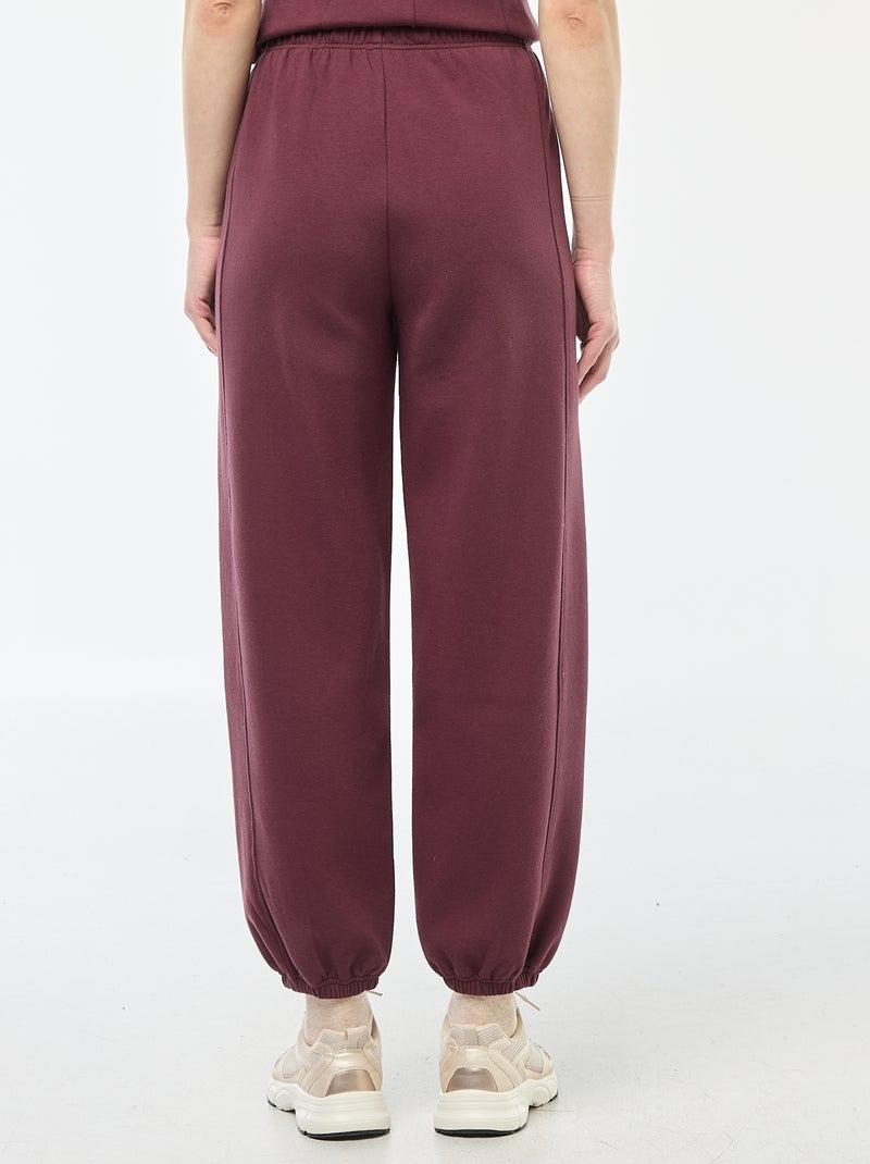 Jogging de sport en french terry - Violet - Femme - 18.00€ - Kiabi