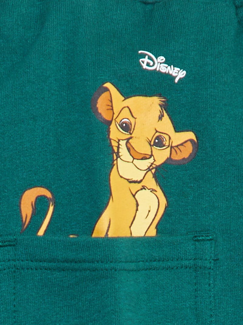 Jogging en french terry 'Disney' - VERT - Bébé garçon - 2.70€ - Kiabi