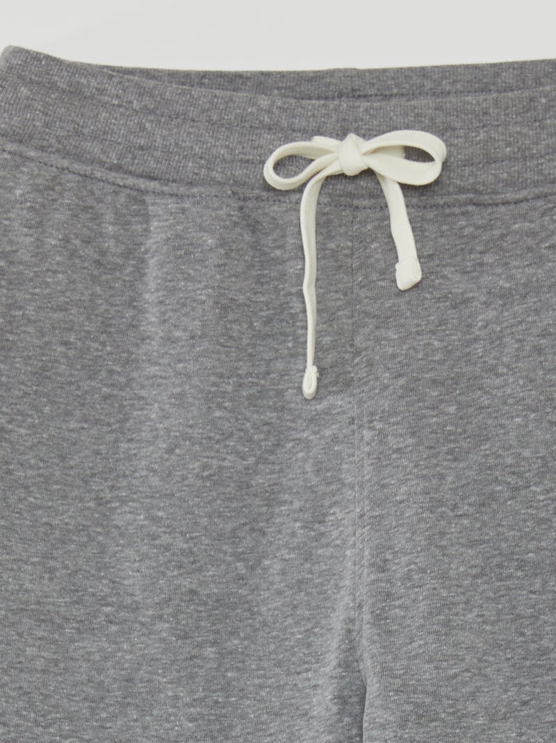 Jogging en french terry - Gris foncé - Homme - 9.00€ - Kiabi