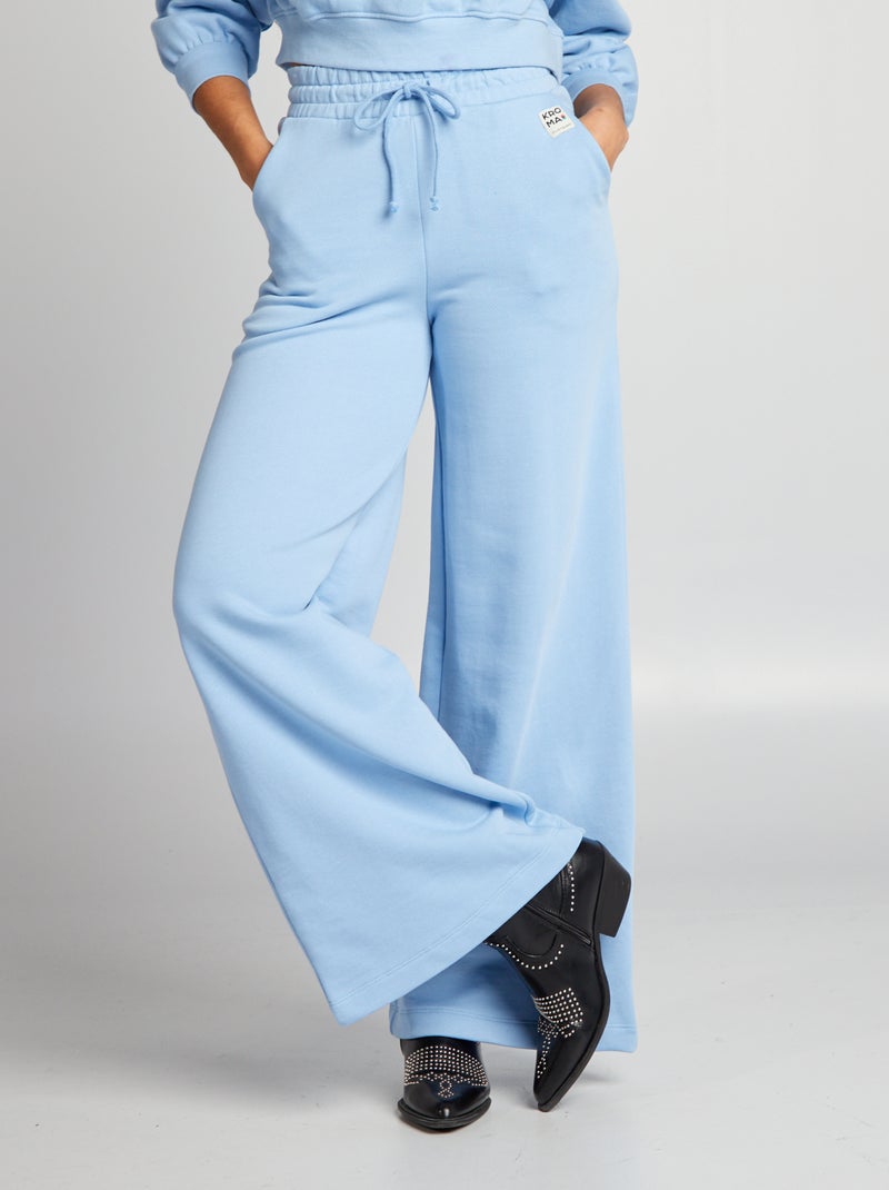 Jogging en molleton - Bleu - Kiabi - 15.00€