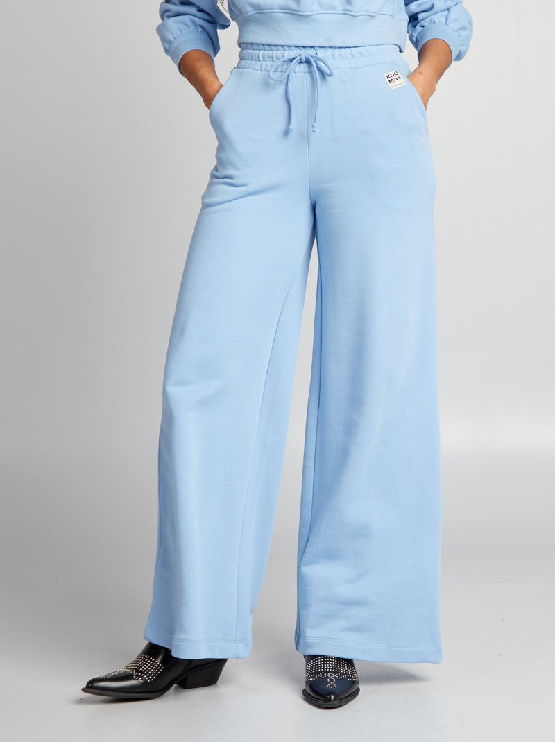 Jogging en molleton - Bleu - Kiabi - 15.00€