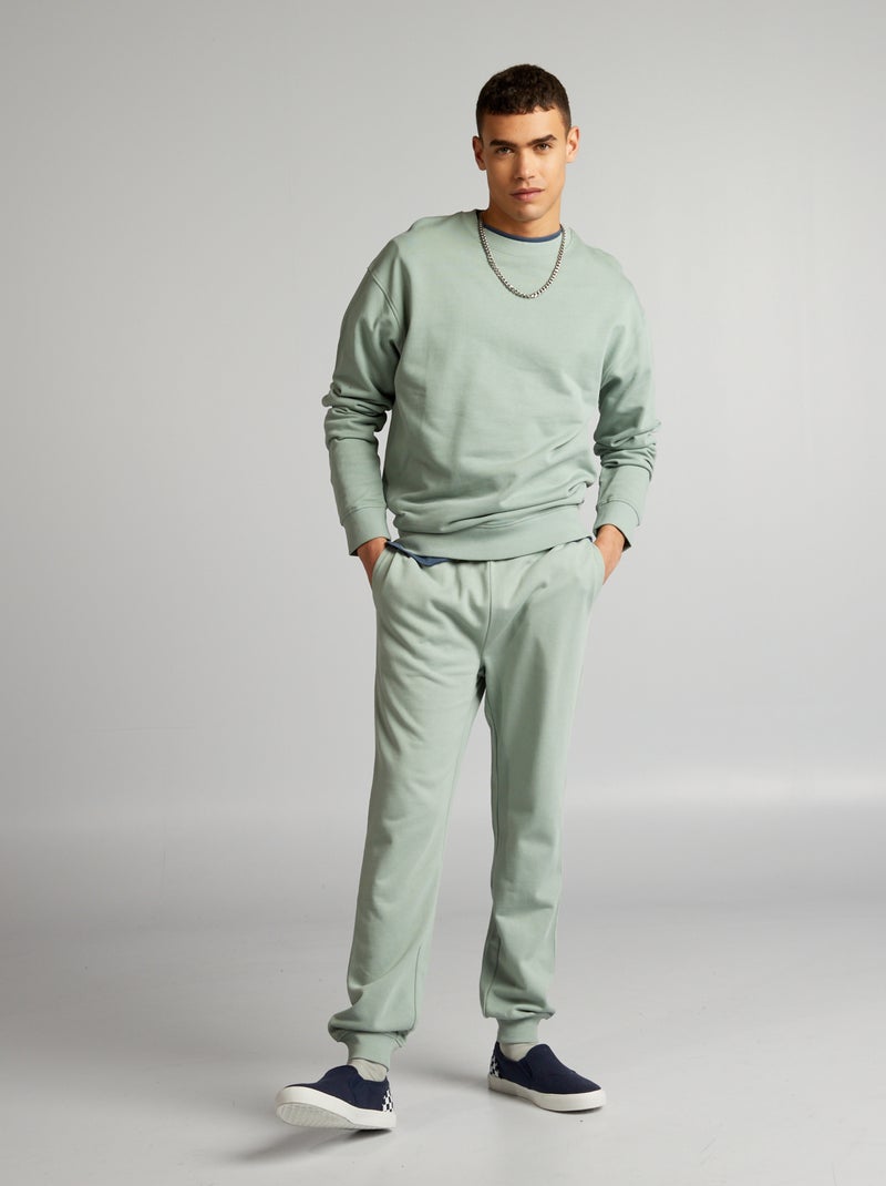 Jogging en molleton - Vert - Kiabi - 13.00€