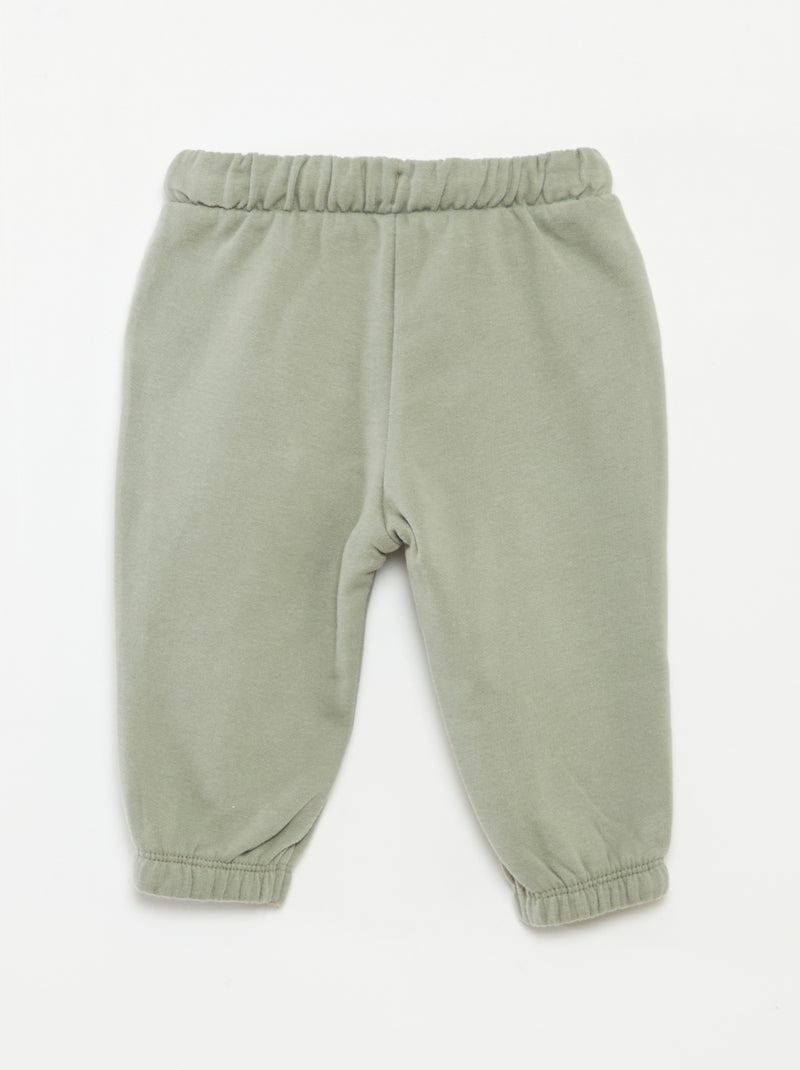 Jogging en molleton - Vert - Kiabi - 6.00€