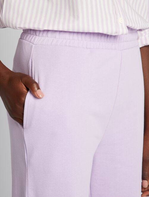 Joggings femme violets - Kiabi