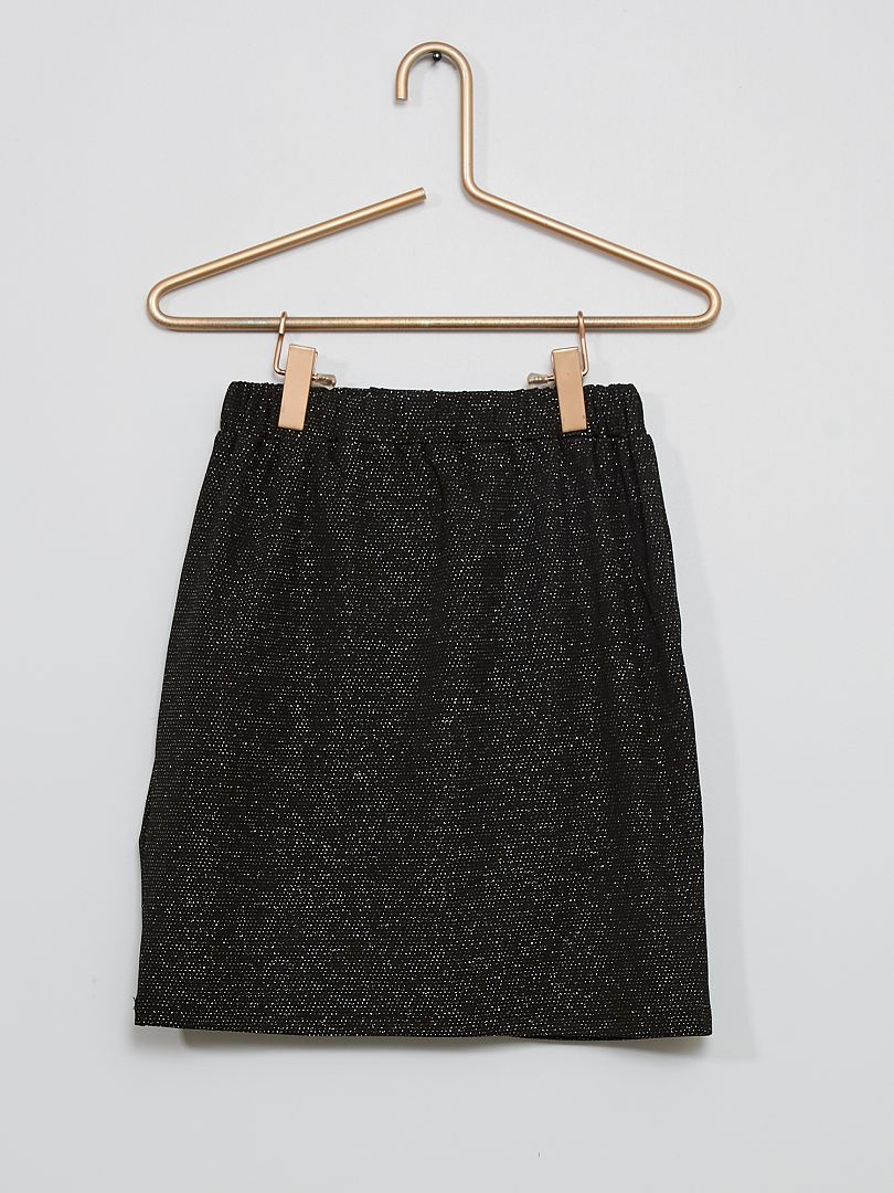 Jupe Courte Smocked Noir Kiabi 5 00€