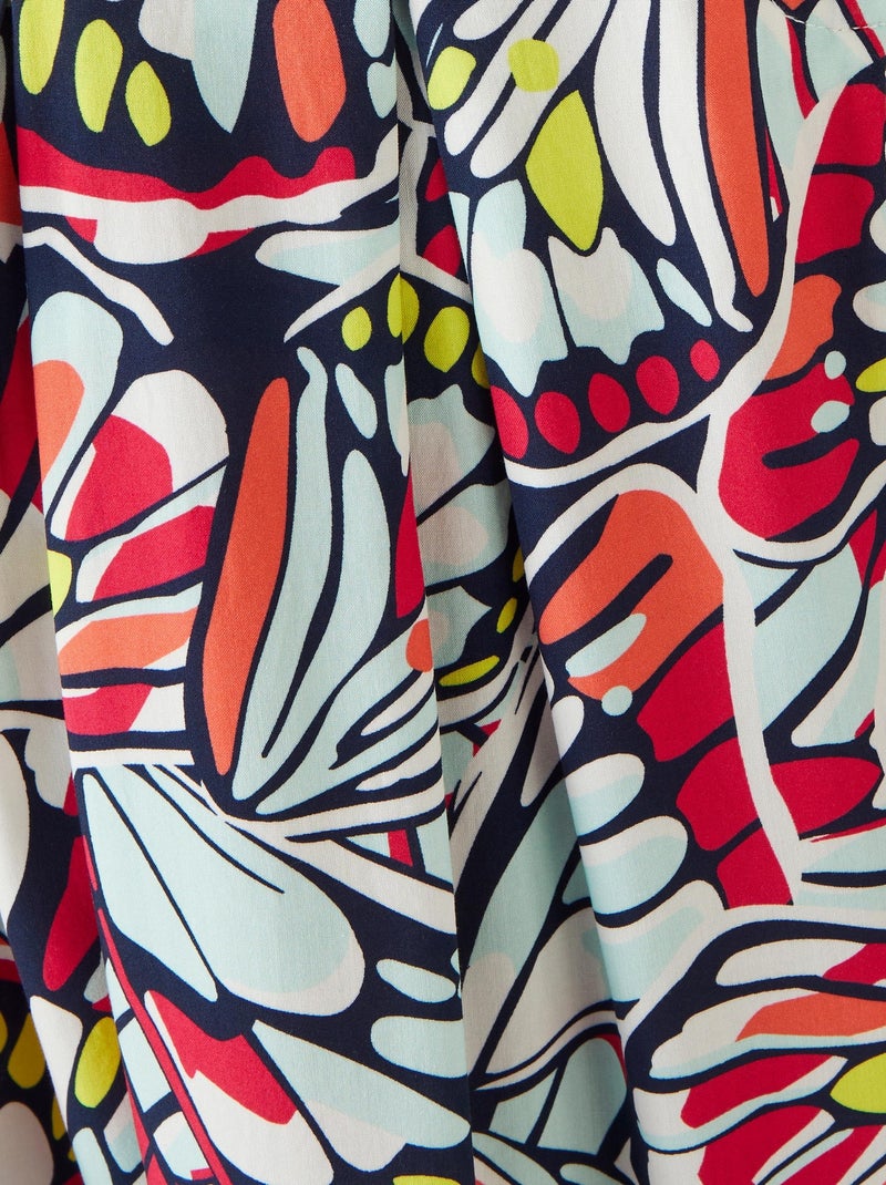 Jupe-culotte fibres pure viscose Lenzing(TM) EcoVero(TM) Climatyl - Damart - Bleu - Femme - 0.00 ...