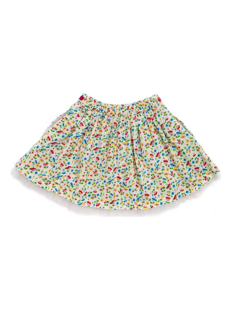 Jupe Été Fille Fleurie Multicole Tulle Grace La Faute à Voltaire