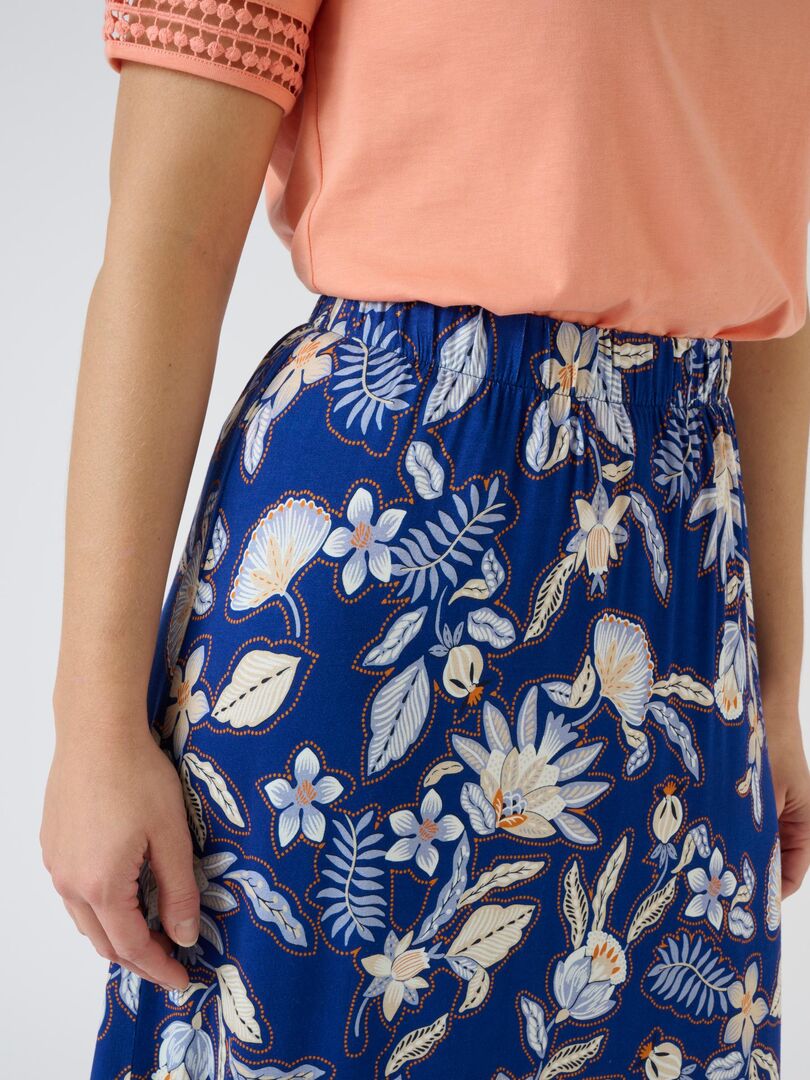 Jupe maille base volantée fibres Lenzing(TM) EcoVero(TM) - Damart - Bleu - Kiabi - 35.99€