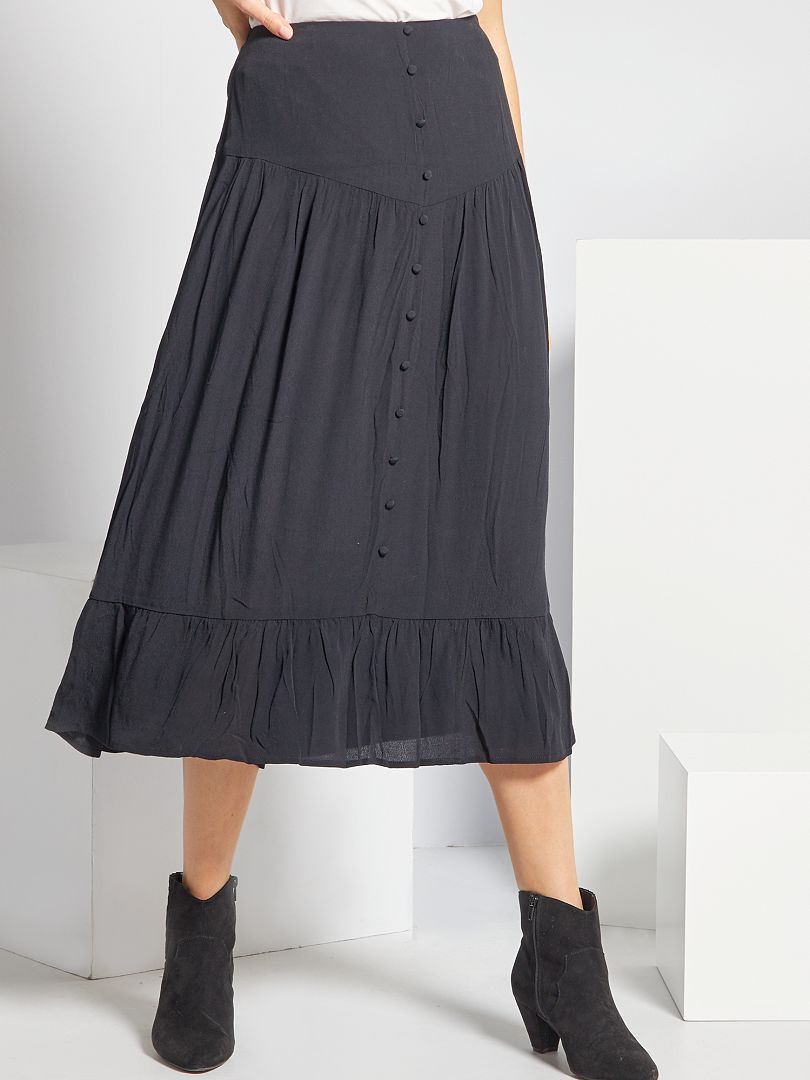 Jupe Midi Noir Kiabi 18 00€